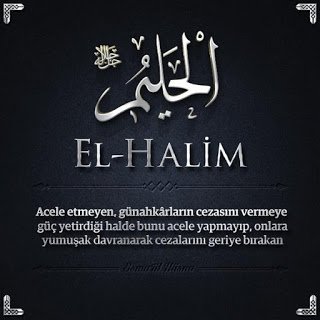 El-Halîm Esmasının Anlamı, Zikri ve Fazileti - Nukteler
